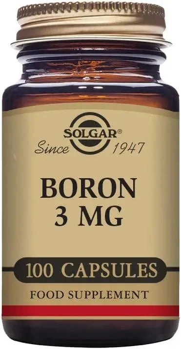 Solgar Multi-Chelated Boron 3 Mg. 100 Capsulas – The Red Vitamin MX