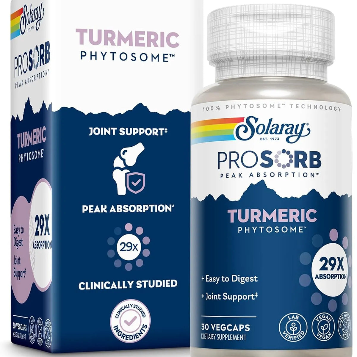 SOLARAY Turmeric Phytosome 500Mg. 30 Capsulas – The Red Vitamin MX