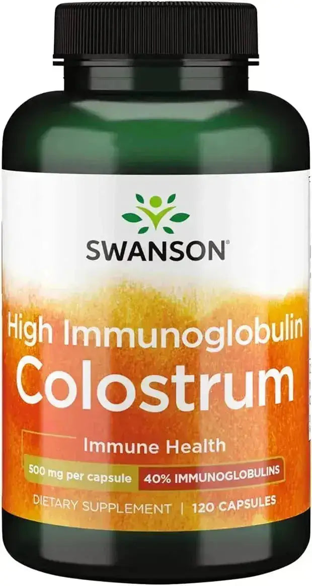 Swanson High Ig Colostrum 500Mg. 120 Capsulas – The Red Vitamin MX