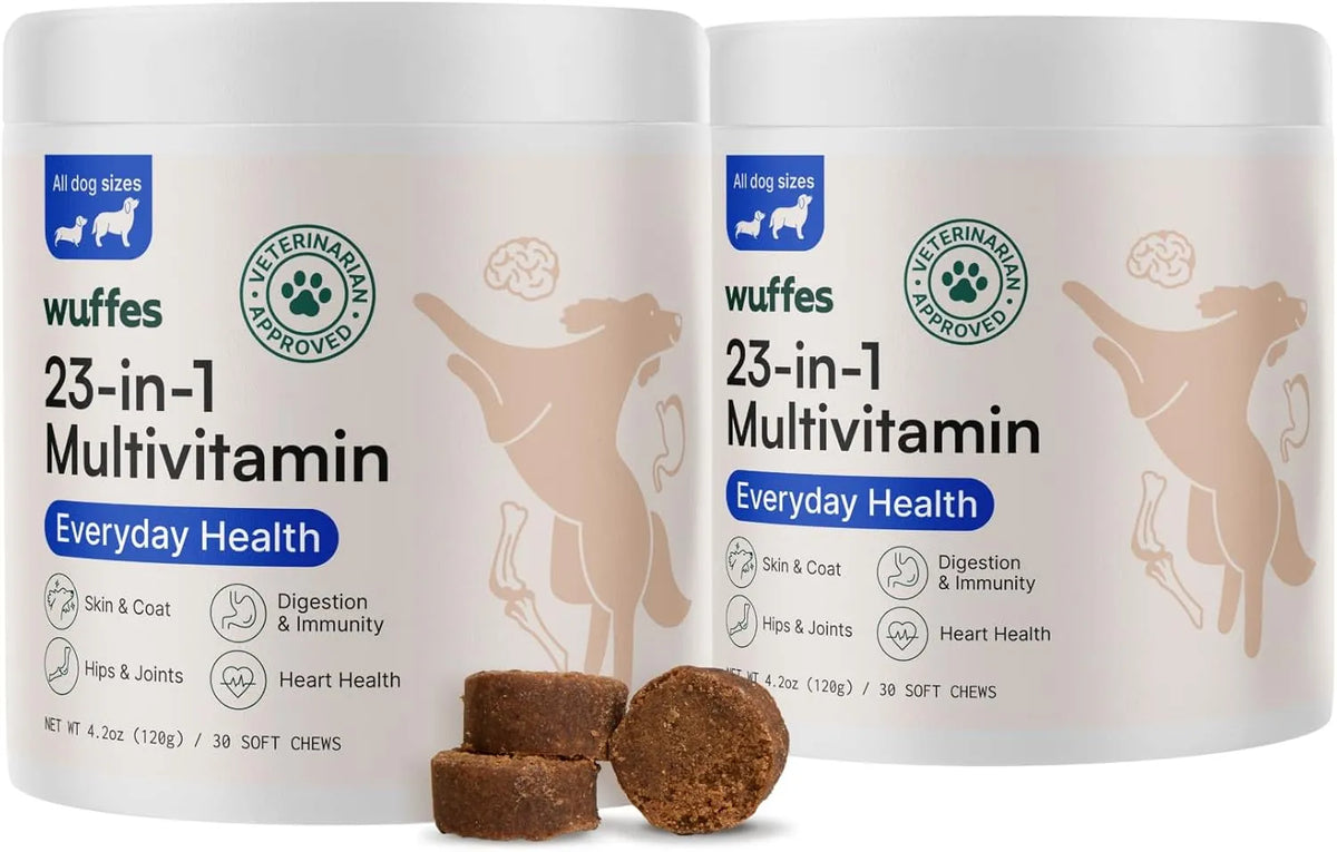 Wuffes 23-in-1 Dog Multivitamin Supplement 30 Masticables 2 Pack – The ...
