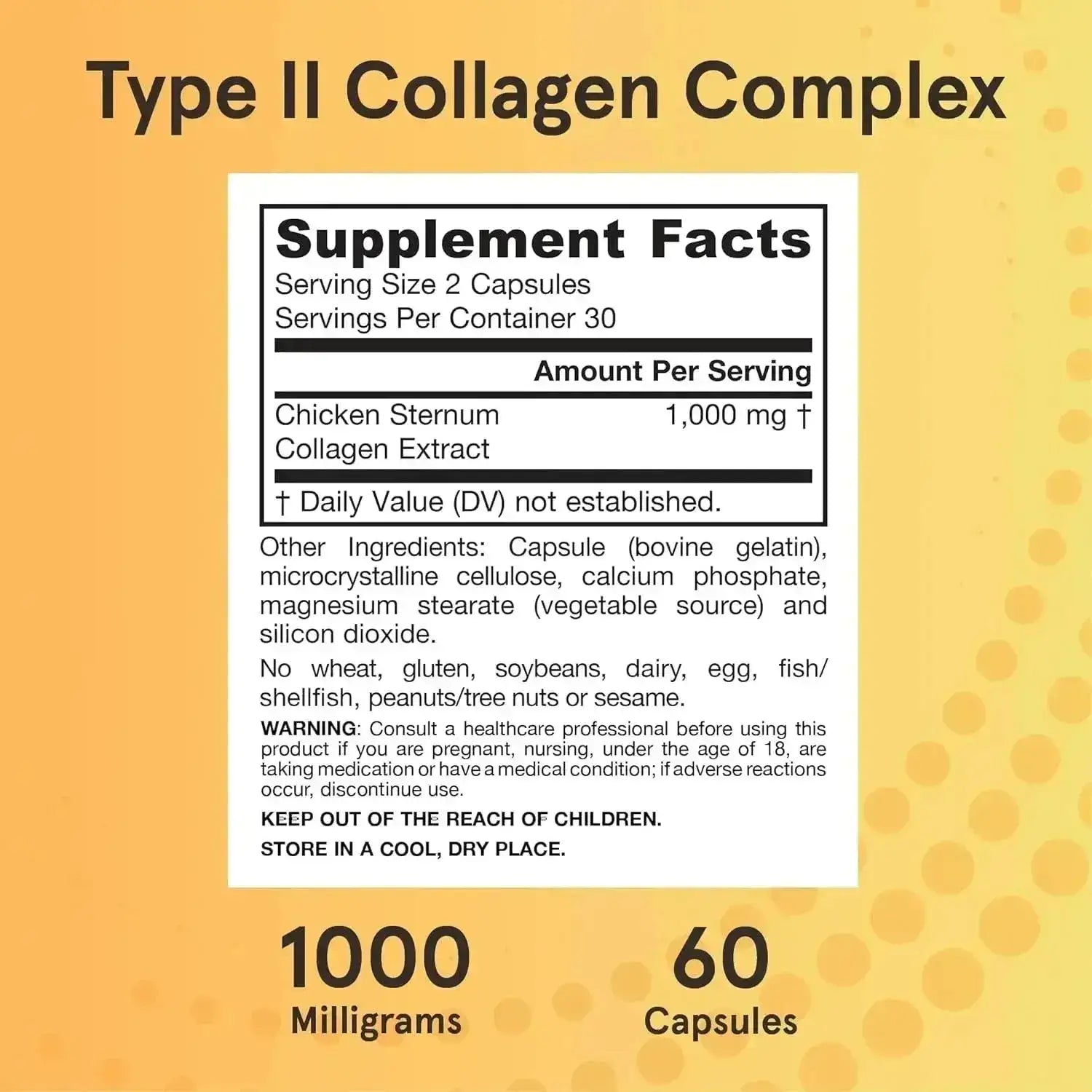 Jarrow Formulas Type II Collagen Complex 1000Mg. 60 Capsulas – The Red ...