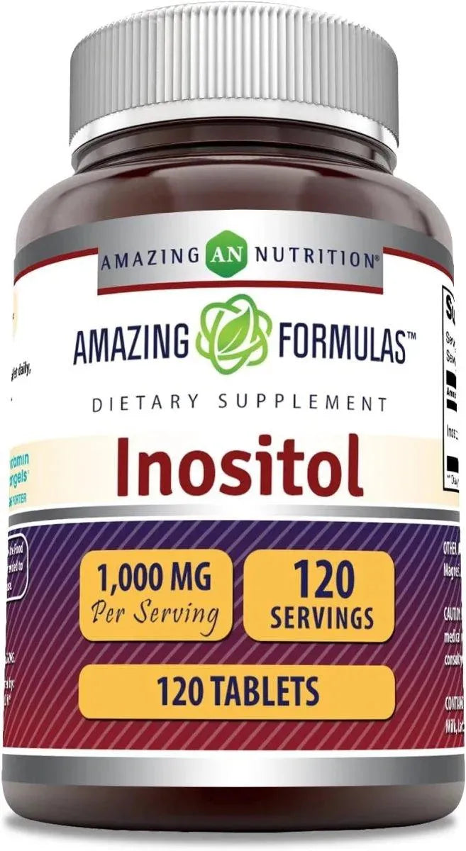 Amazing Formulas Inositol 1000Mg. 120 Tabletas – The Red Vitamin MX