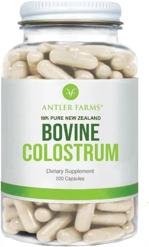 Antler Farms 100% Pure New Zealand Bovine Colostrum 500Mg. 220 Capsula ...