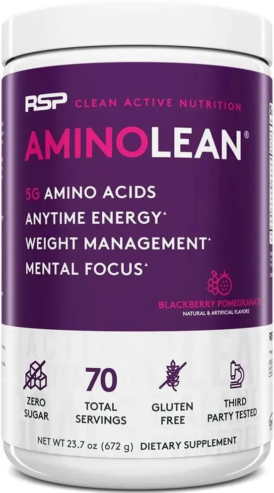 RSP AminoLean Pre Workout Powder 70 Servicios – The Red Vitamin MX
